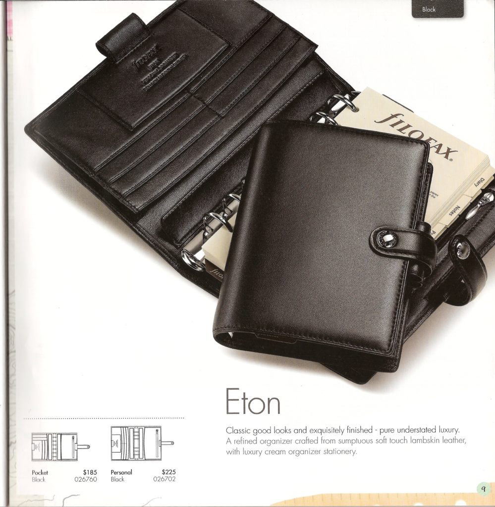 Filofax USA 2011 – Filofax Catalogue Archive
