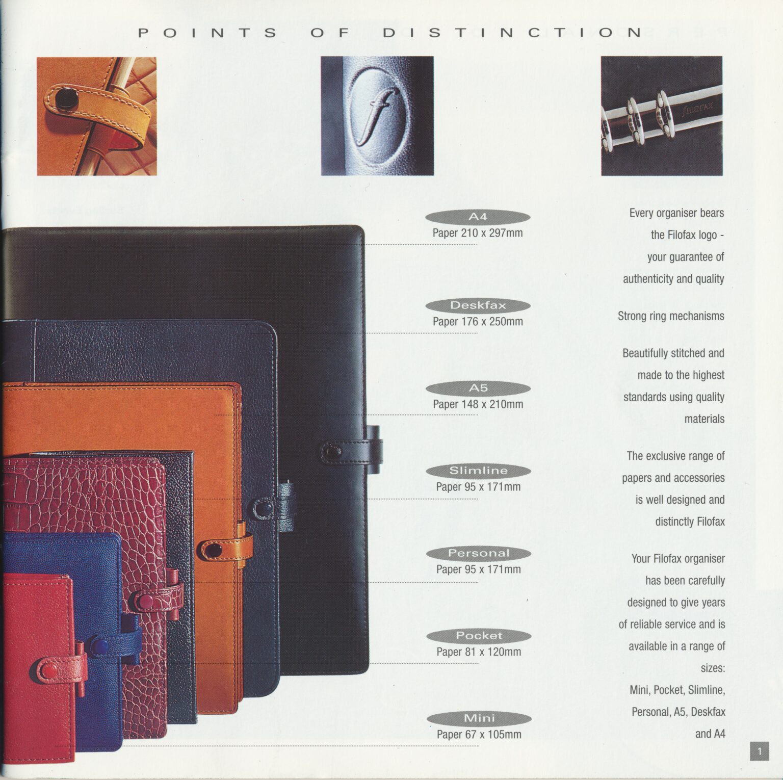 Filofax UK 2000 – Catalogue – Filofax Catalogue Archive